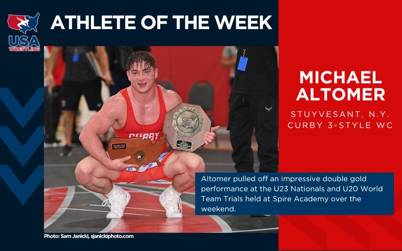 Michael Altomer named USA Wrestling Athlete of the Week | USA Wrestling